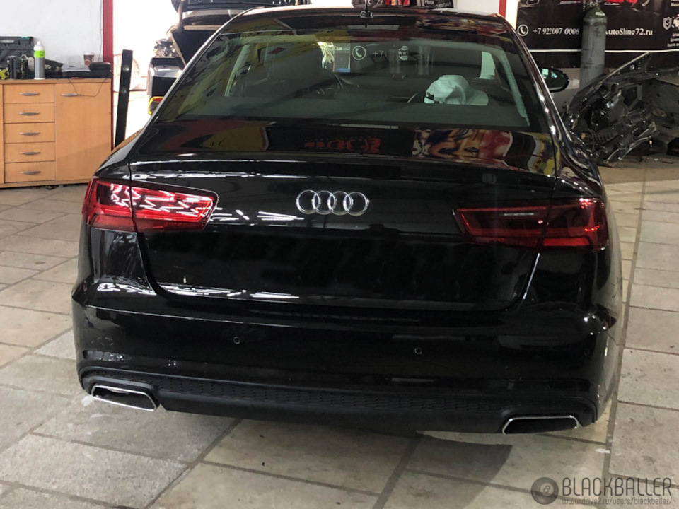 Задний бампер рестайл S-line — Audi A6 (C7), 3 л, 2012 года | тюнинг ...