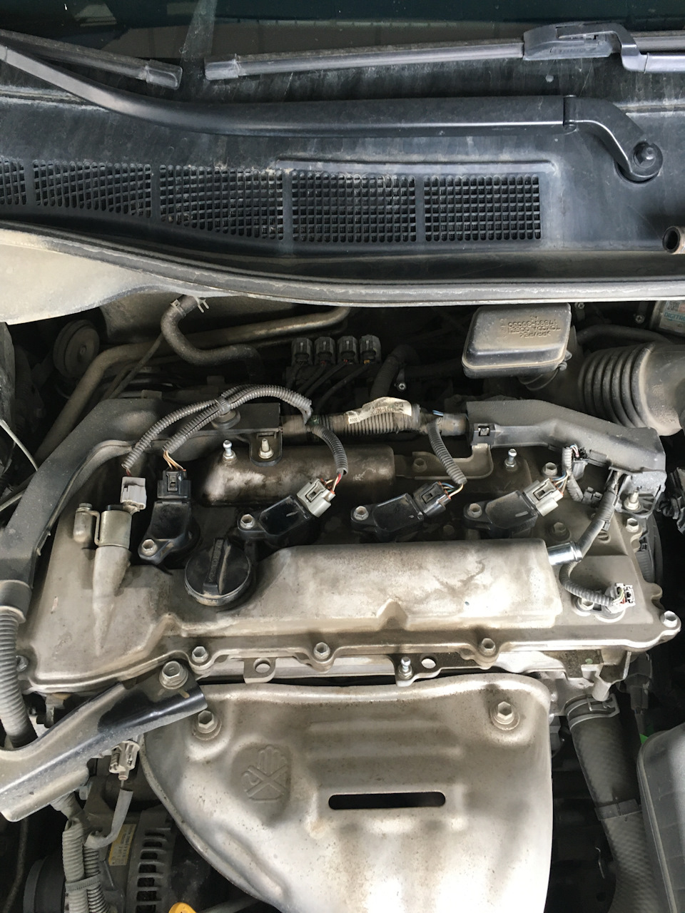 Прокладка клапанной крышки — Toyota Camry (XV50), 2,5 л, 2012 года ...