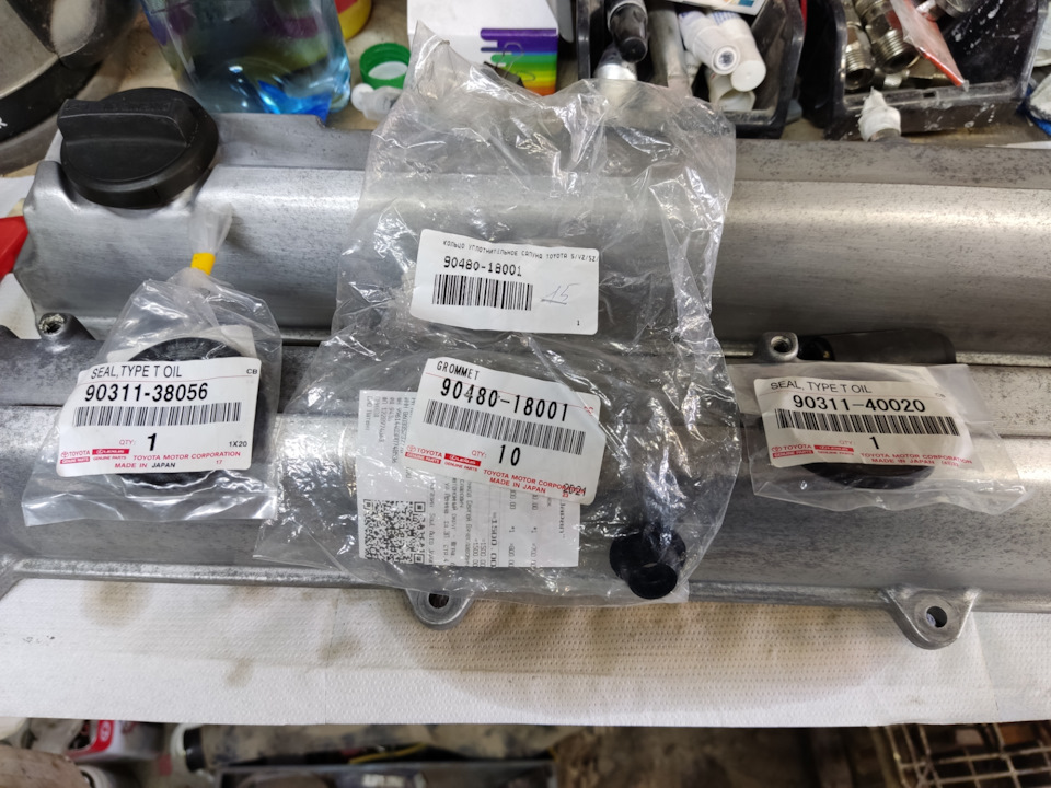 Регулировка зазоров клапанов. — Toyota Mark II Blit, 2,5 л, 2005 года ...