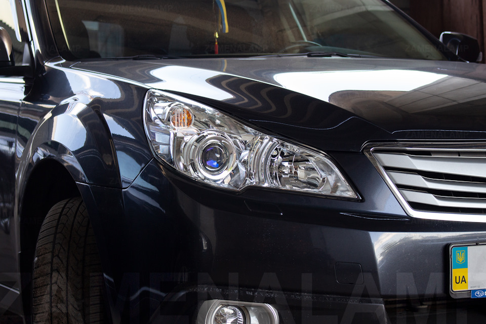 SUBARU OUTBACK B14 замена штатных линз — ZAMENALAMP на DRIVE2