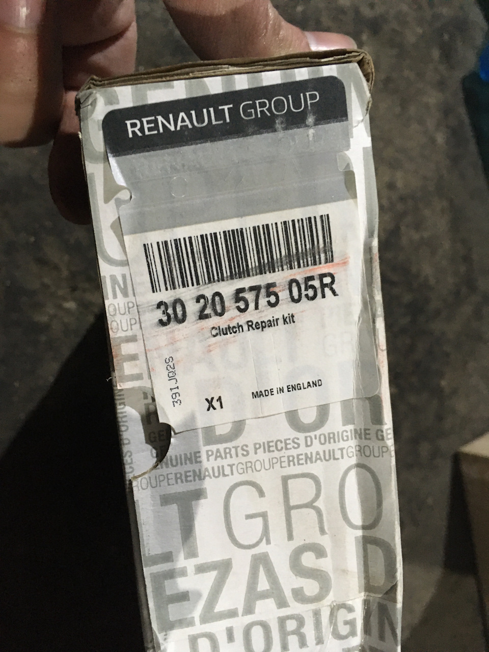 302057505R Комплект сцепления RENAULT | Запчасти на DRIVE2