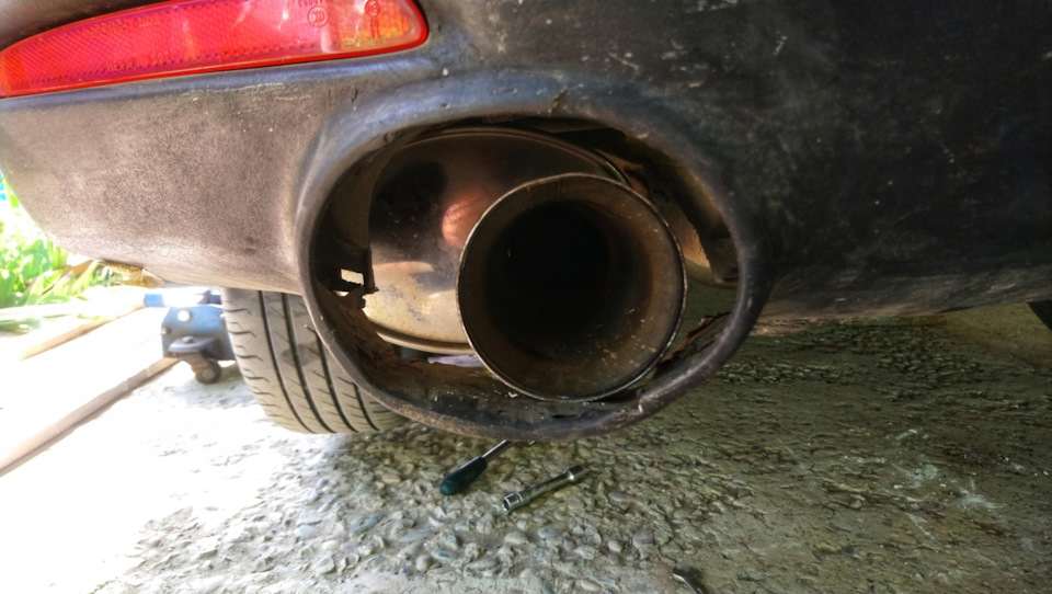 Насадки на банки autoexe — Mazda 6 (1G) GG, 2 л, 2004 года | тюнинг ...