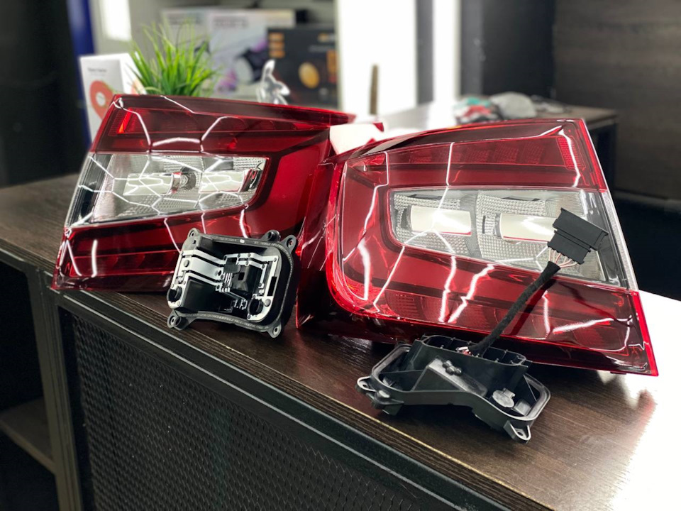 Хай — лед фонари от A7 FL — Skoda Octavia A7 Mk3, 1,4 л, 2014 года ...