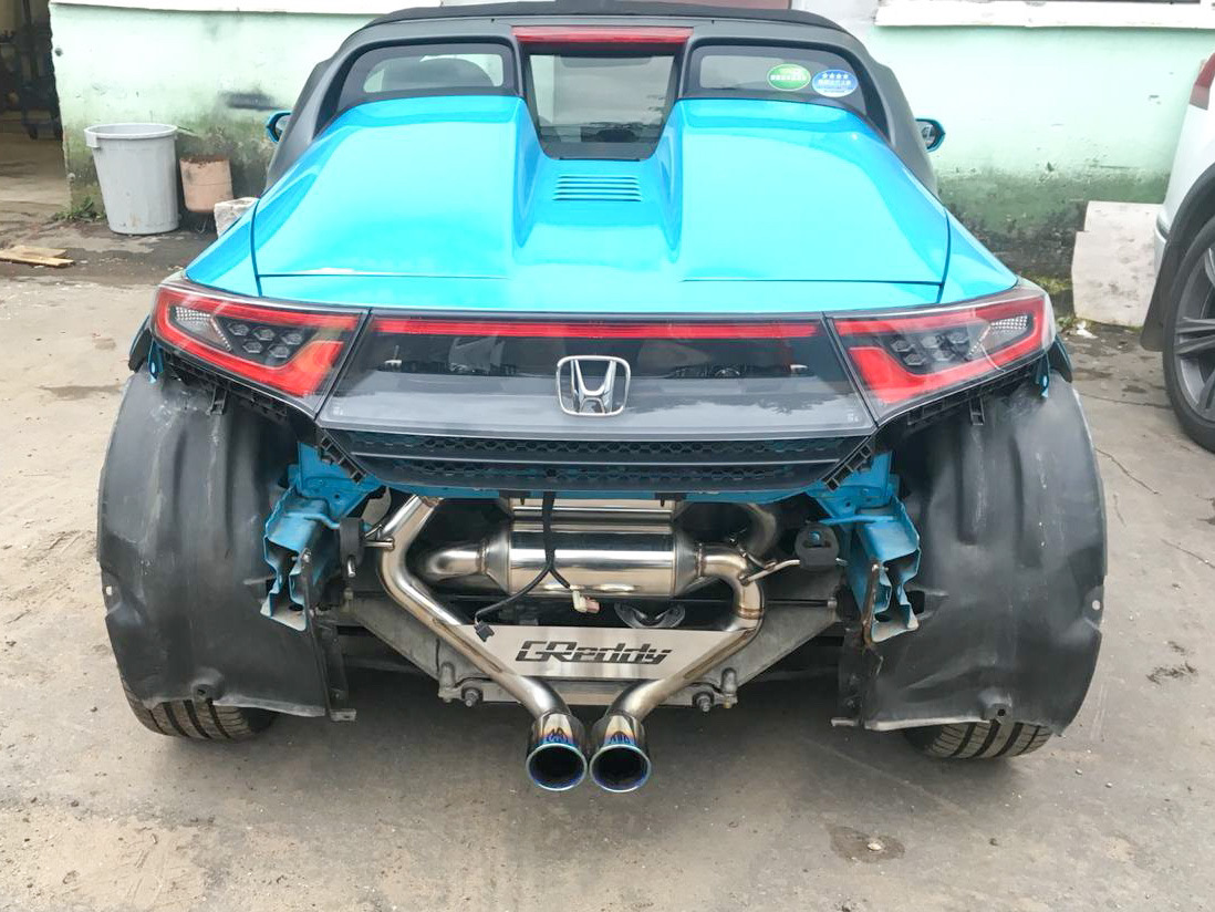 Выхлоп Greddy Trust — Honda S660, 0,6 л, 2016 года | тюнинг | DRIVE2