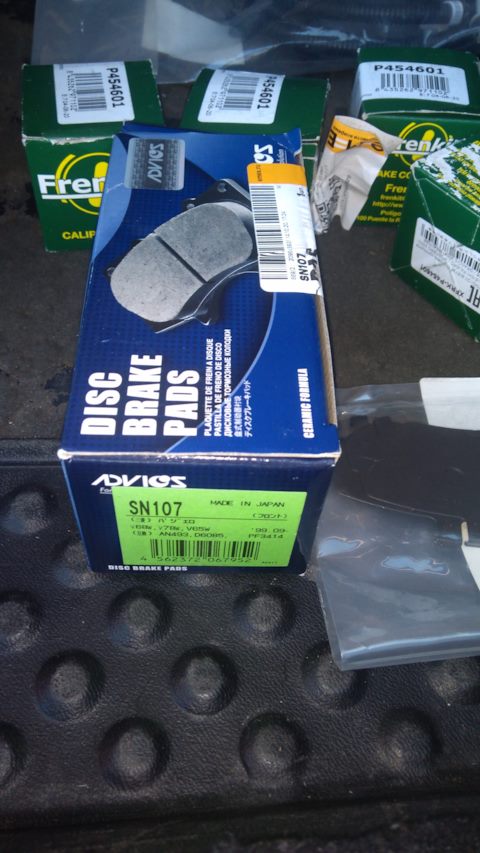 SN107 Передние дисковые колодки ADVICS | Запчасти на DRIVE2