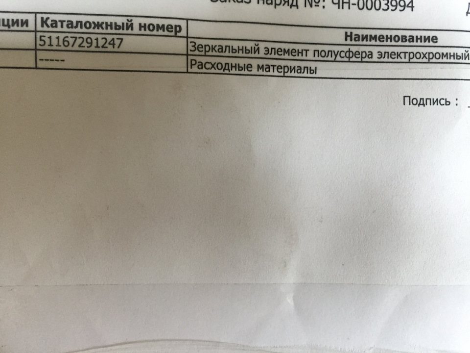 51167291247 BMW Стекло зеркала электрического левого BMW X5 F15 (2013 ...