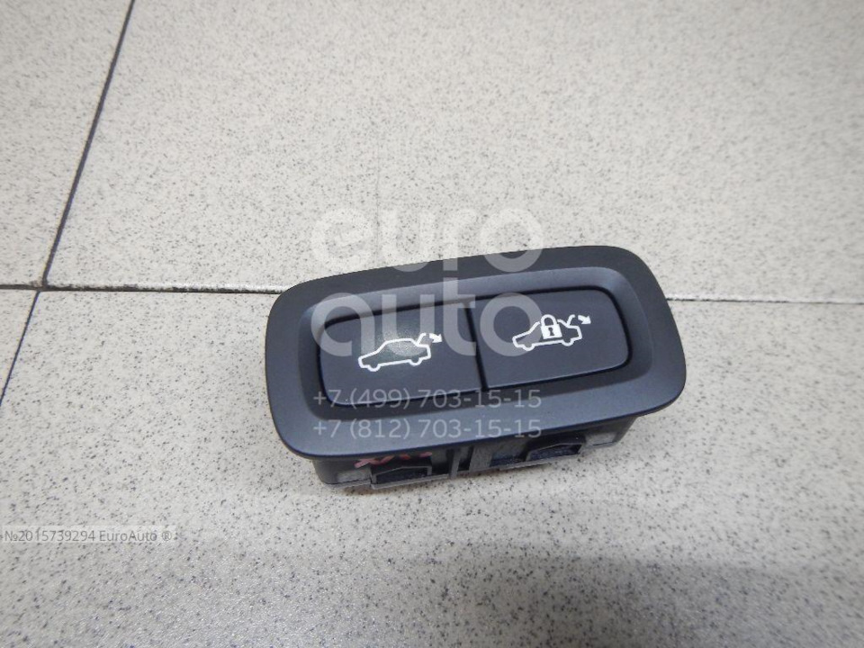 31674801 Кнопка закрывания багажника Volvo | Запчасти на DRIVE2