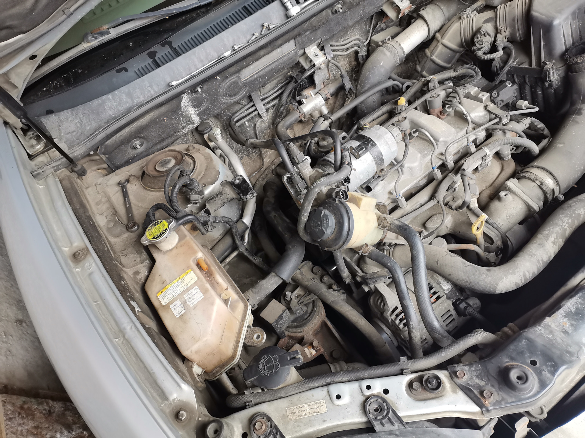 Гидроопора d4ea — Hyundai Santa Fe (1G), 2 л, 2009 года | своими руками | DRIVE2