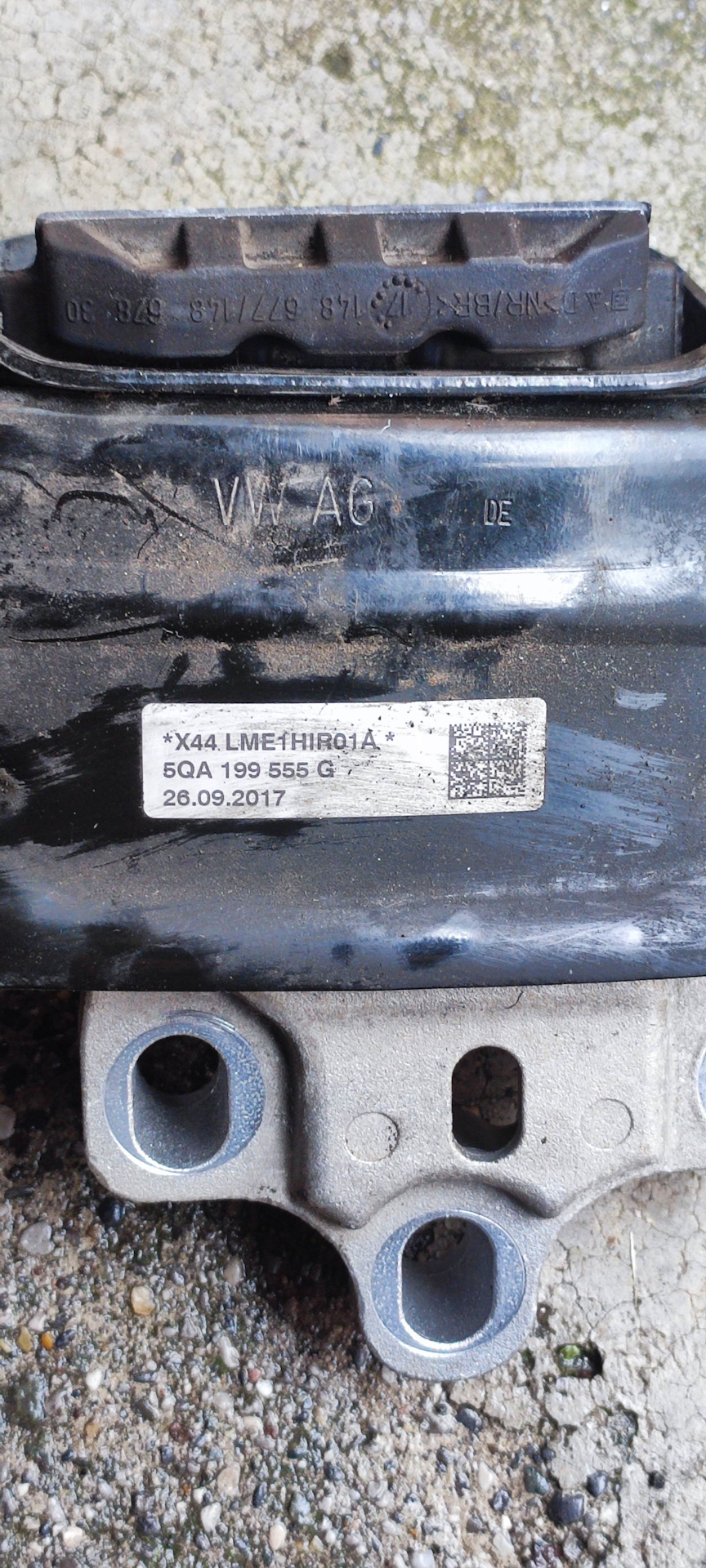 Гидроопора коробки DSG — Volkswagen Tiguan (2G), 2 л, 2018 года ...