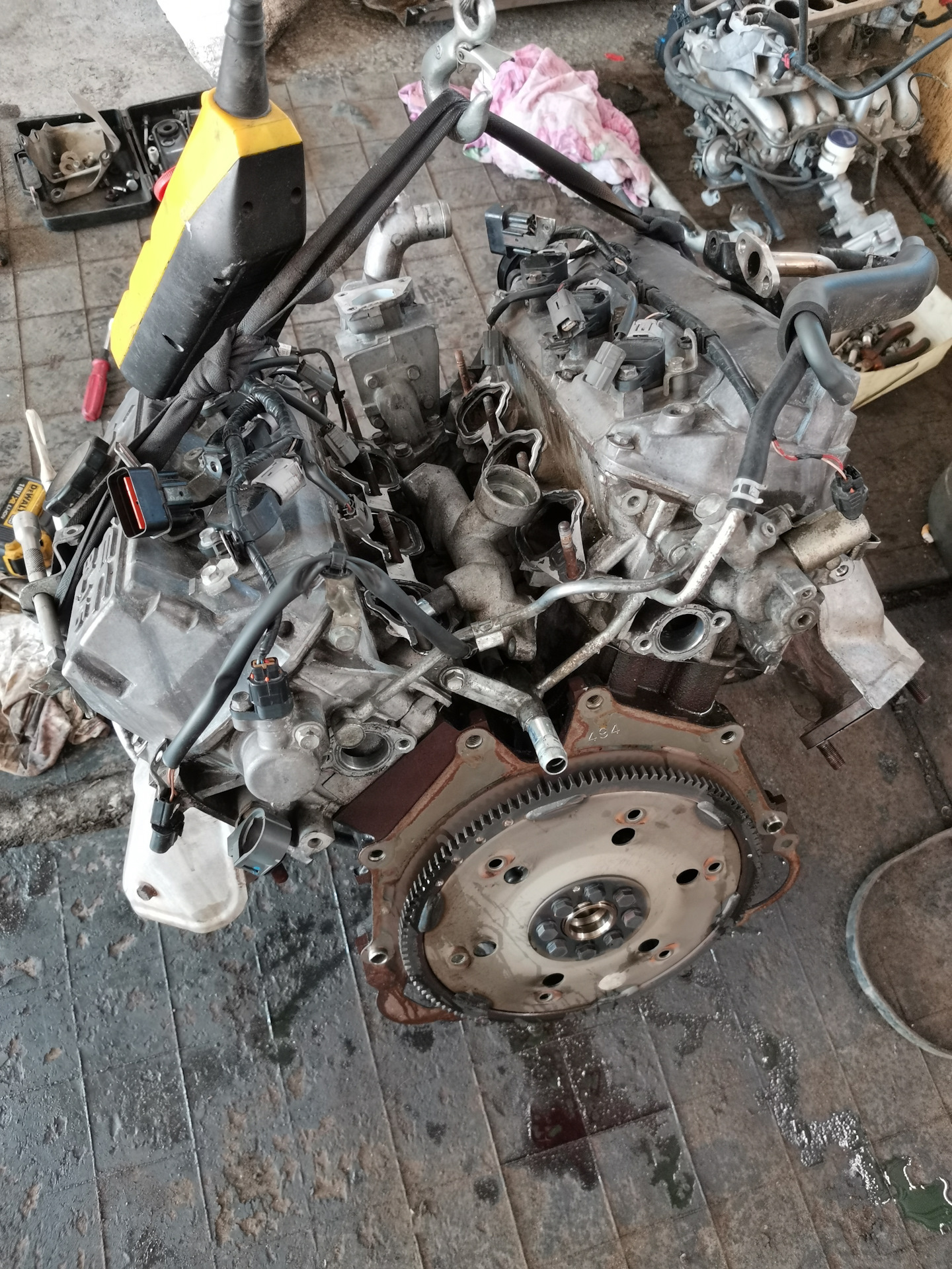 6G75 Разборка, дефектовка, выводы — Mitsubishi Pajero (4G), 3,8 л, 2013 ...