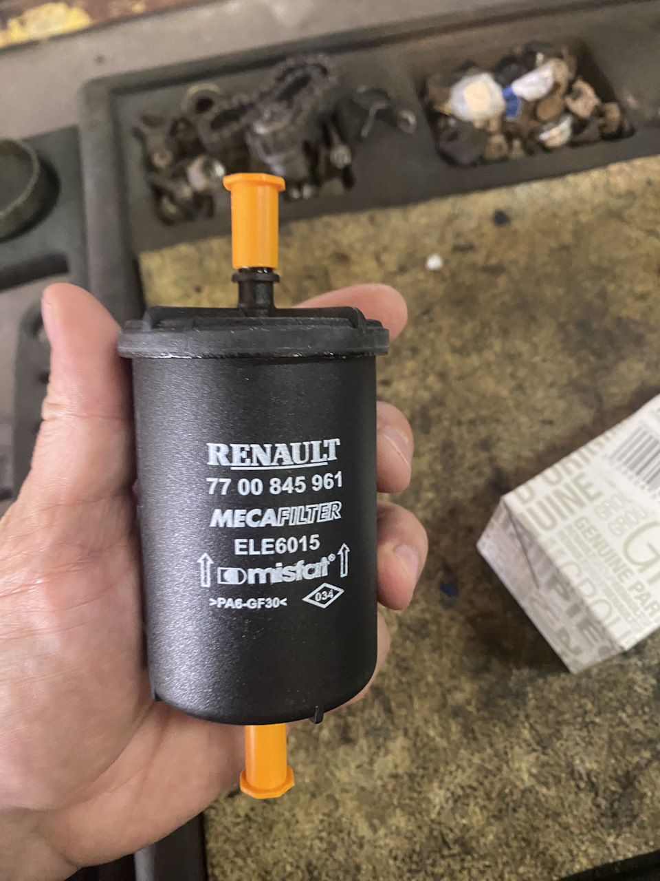 7700845961 Фильтр топливный RENAULT | Запчасти на DRIVE2