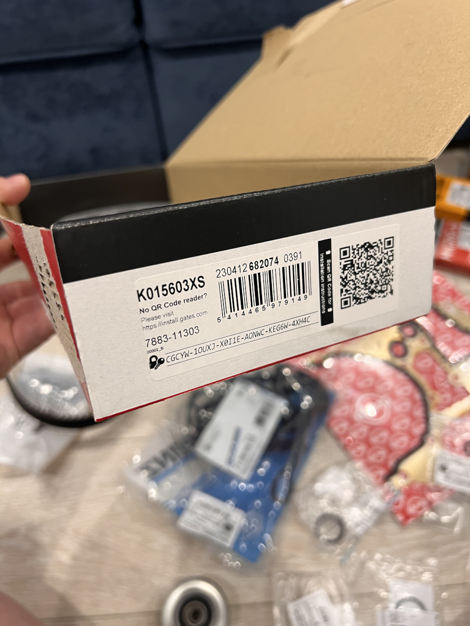 K015603XS Комплекты деталей для ремней грм GATES | Запчасти на DRIVE2