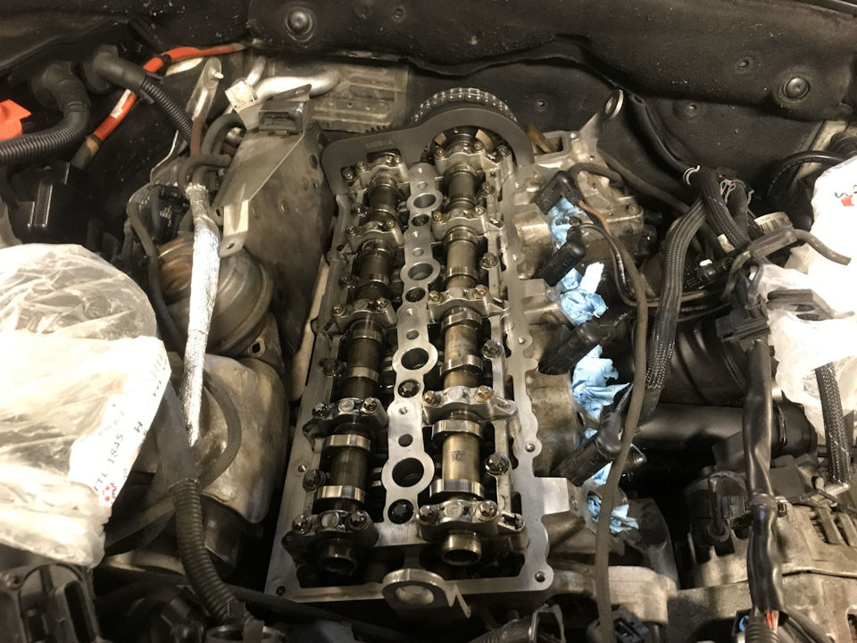 Замена цепей ГРМ N47S1 — BMW 5 series (F10), 2 л, 2012 года | визит на ...