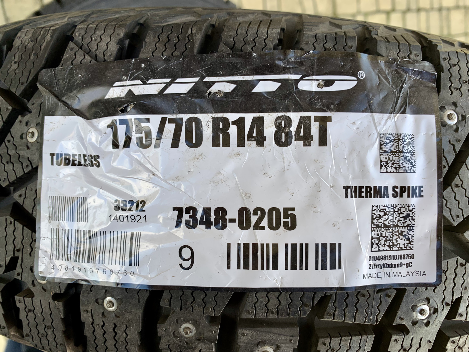 Зима близко! NITTO Therma Spike 175/70 R14 — Volkswagen Polo Sedan, 1,6 ...