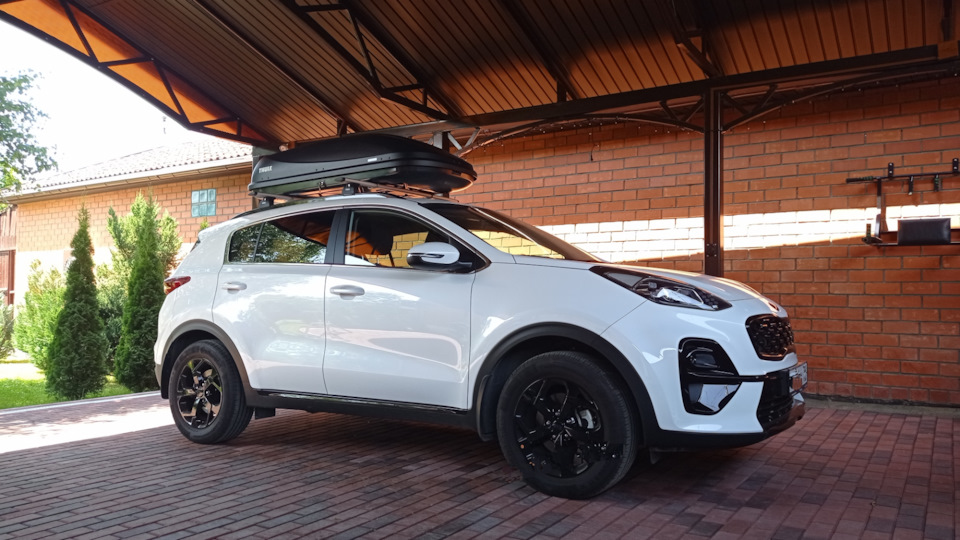 Чемодан на крышу THULE, подготовка к поездке в СПБ — KIA Sportage (4G ...