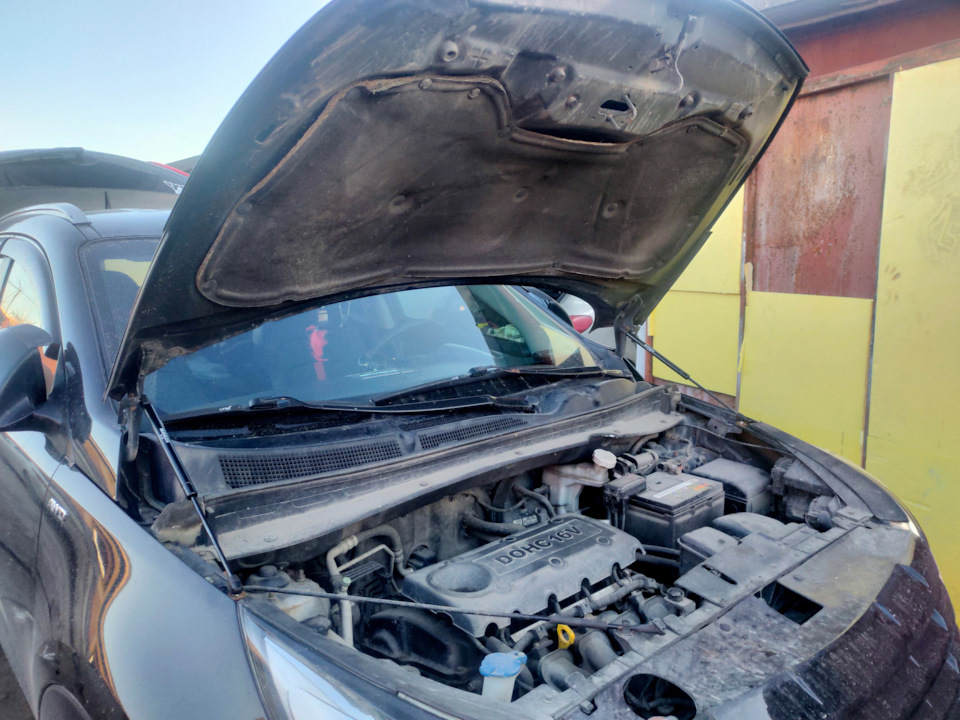 Переборка задней подвески — KIA Sportage (3G), 2 л, 2012 года | своими ...