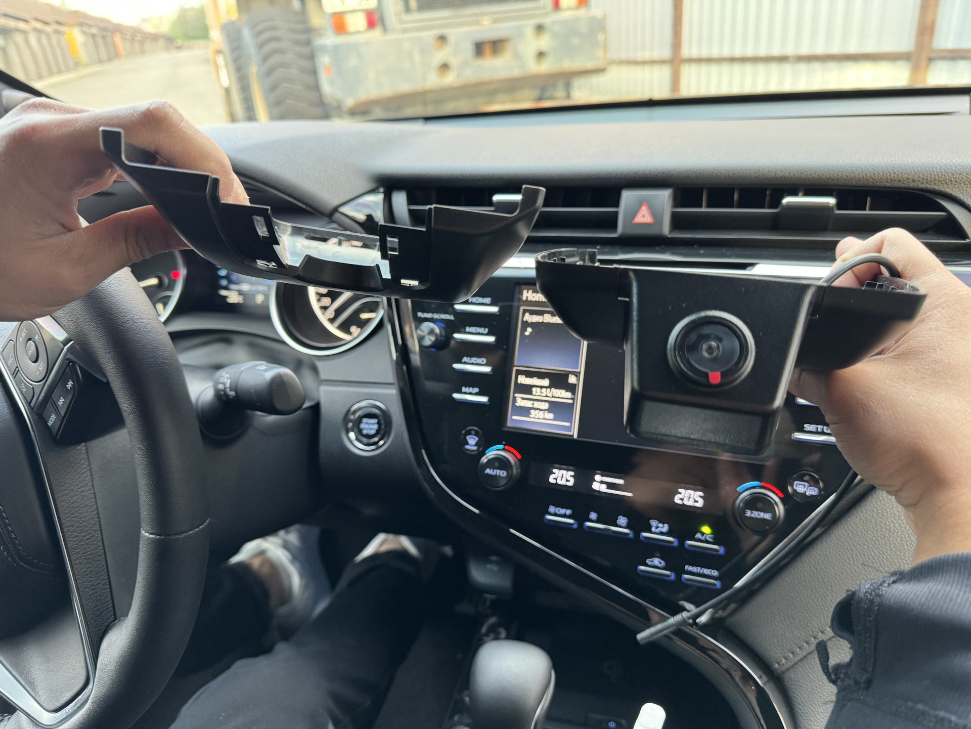 Carplay.Видеорегистратор.StarLine S96v2. — Toyota Camry (XV70), 3,5 л ...