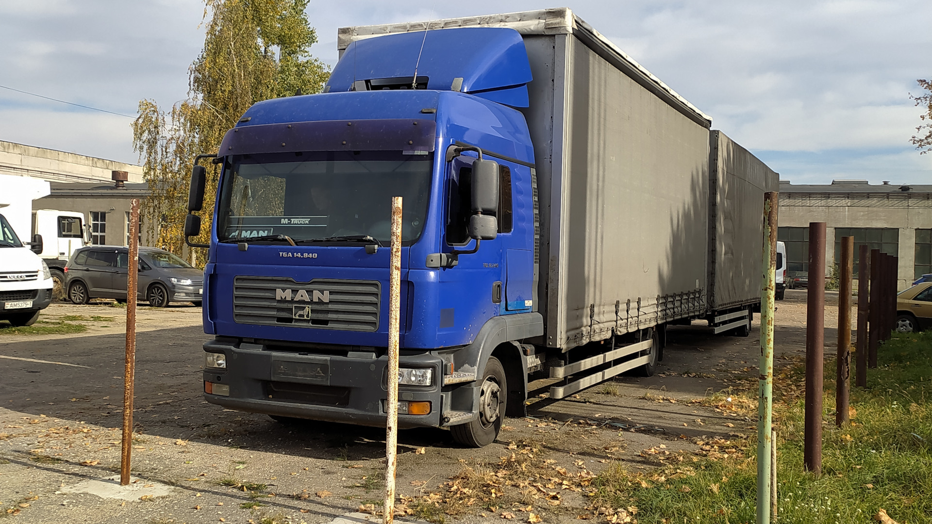 Man 12 240 синий | на DRIVE2