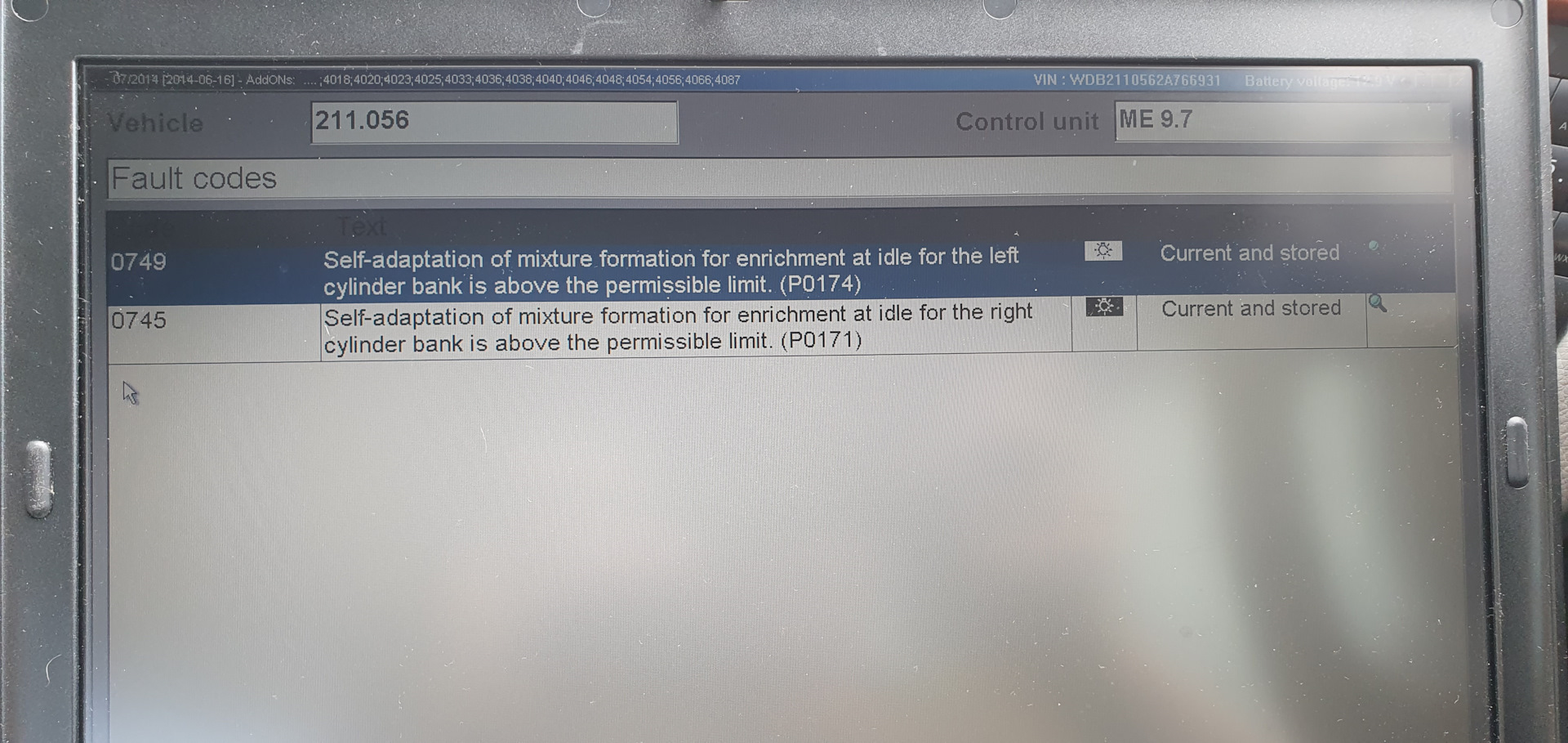 DTC P0171 и P0174 (они же 0745 и 0749) — Mercedes-Benz E-Class (W211 ...