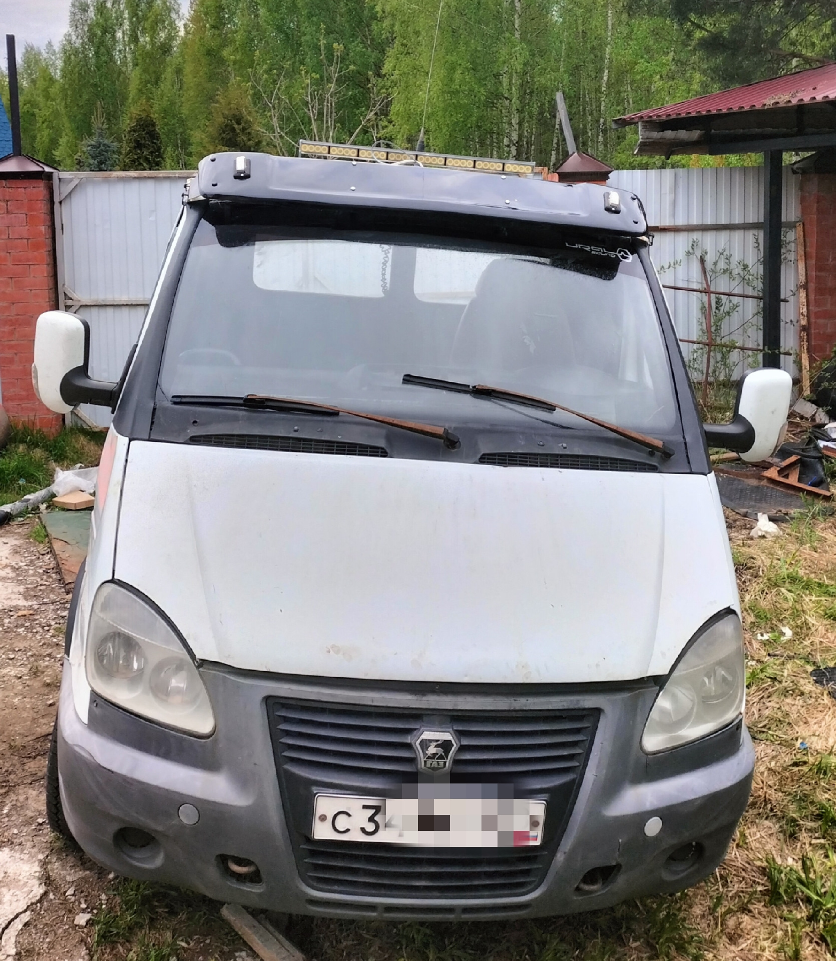 Установил козырек от солнца — ГАЗ Газель, 2,5 л, 2008 года | тюнинг ...