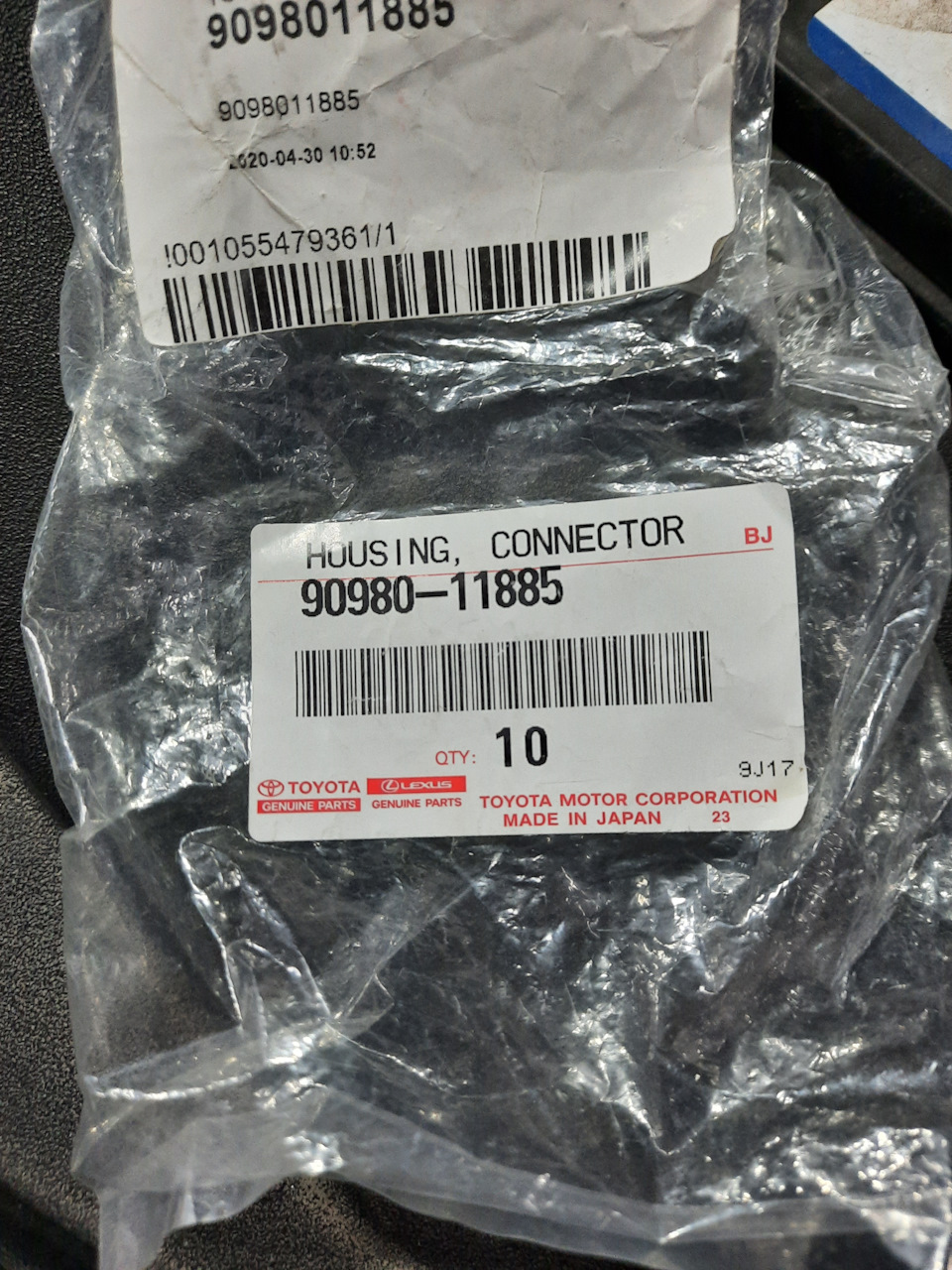 9098011885 Разъем TOYOTA LEXUS | Запчасти на DRIVE2