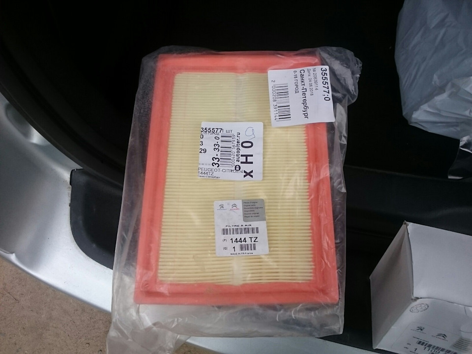 1444TZ Фильтр воздушный PSA P307/C4 Peugeot Citroen | Запчасти на DRIVE2