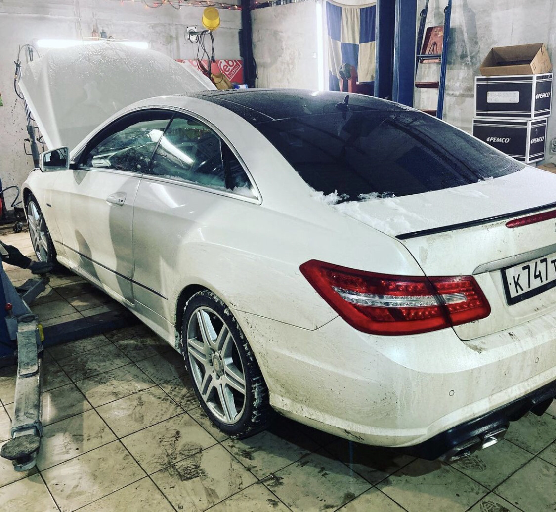 Очередное ТО и замена КВКГ — Mercedes-Benz E-Class Coupe (C207), 1,8 л ...