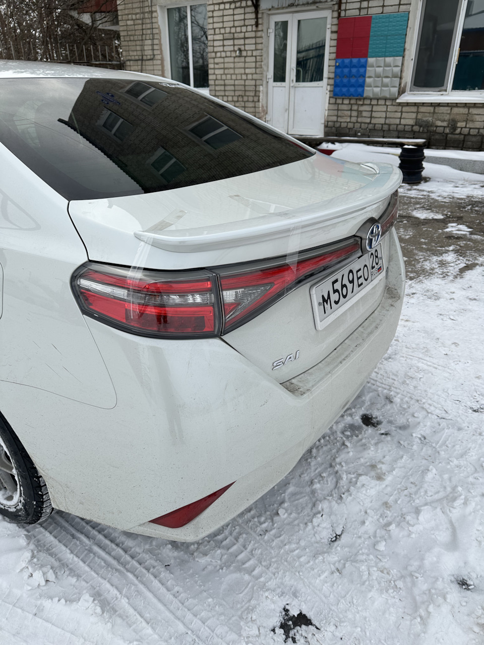 Спойлеров на кузовок — Toyota Sai (AZK10), 2,4 л, 2013 года | тюнинг | DRIVE2