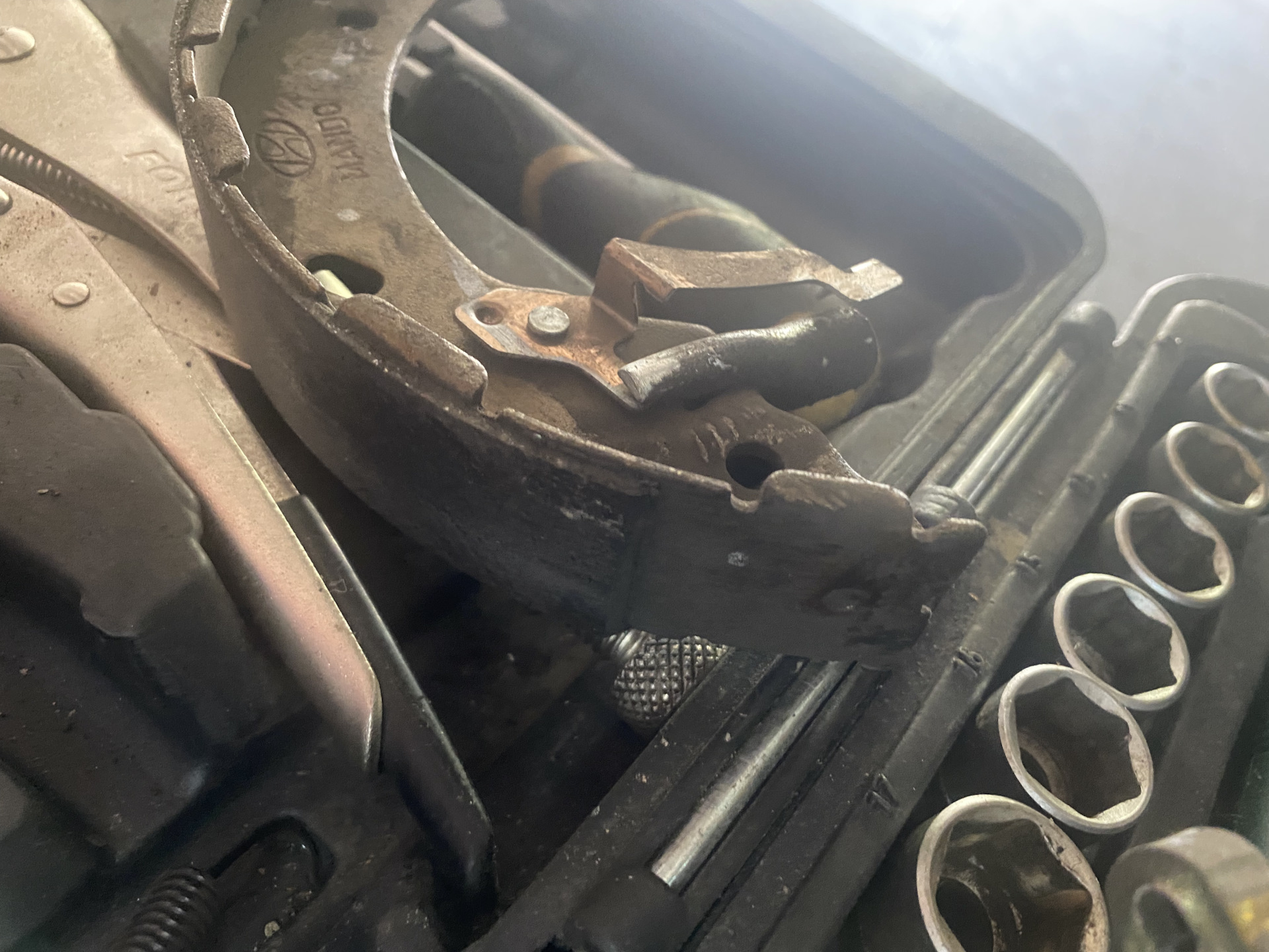 Задние тормозные колодки барабан Рио 4 — KIA Rio (4G), 1,6 л, 2019 года ...