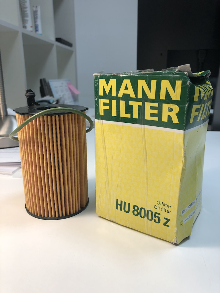 HU8005Z Масляный фильтроэлемент без металлических частей MANN FILTER ...