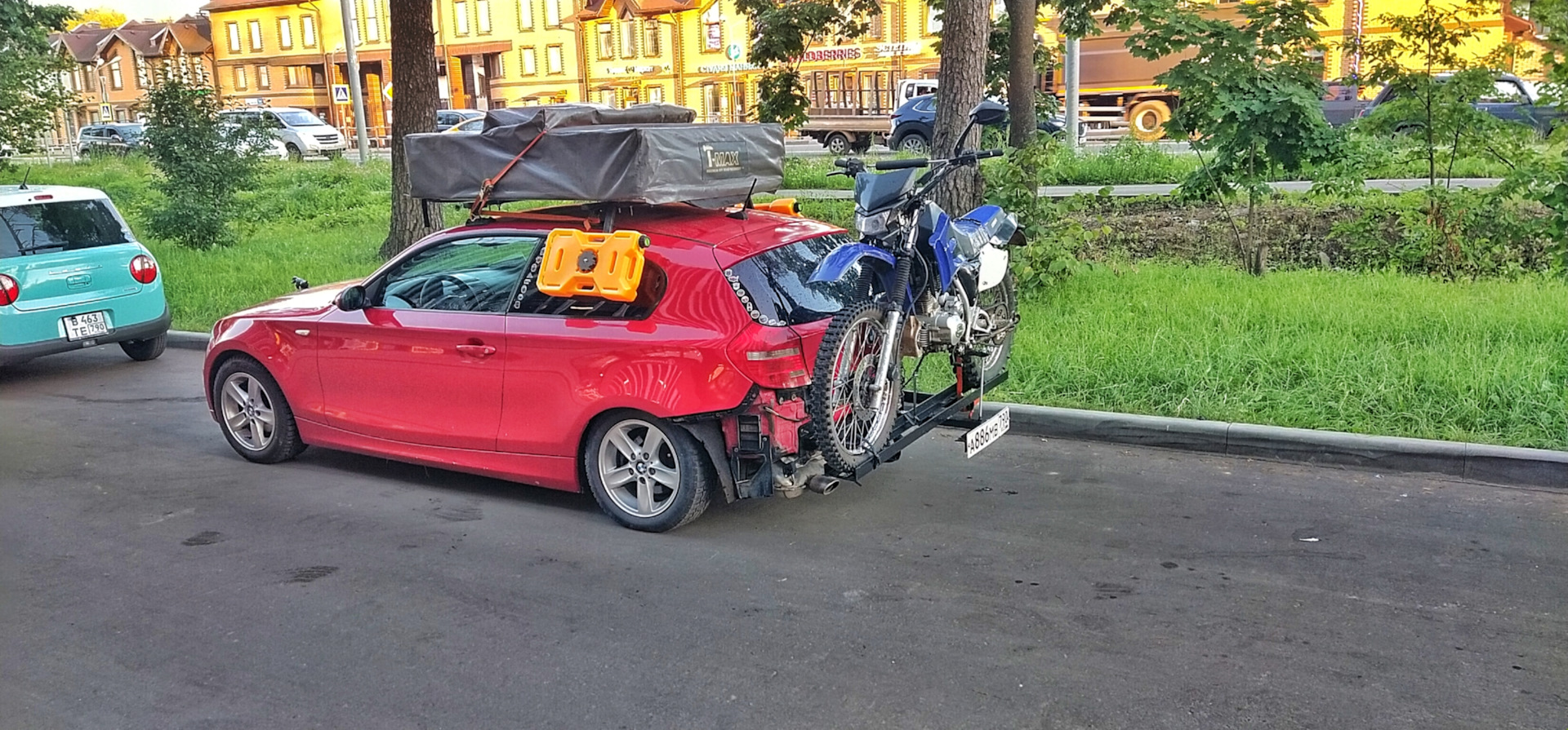 Когда 4х колёс мало 😊 — BMW 1 series (E81/E87), 2 л, 2007 года | тюнинг | DRIVE2