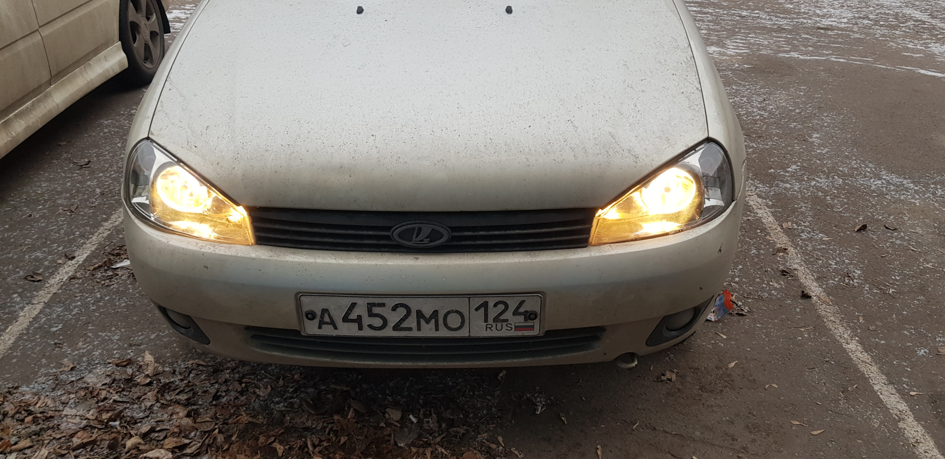 Лампы Osram Allseason H7 в ближний — Lada Калина седан, 1,6 л, 2008 ...