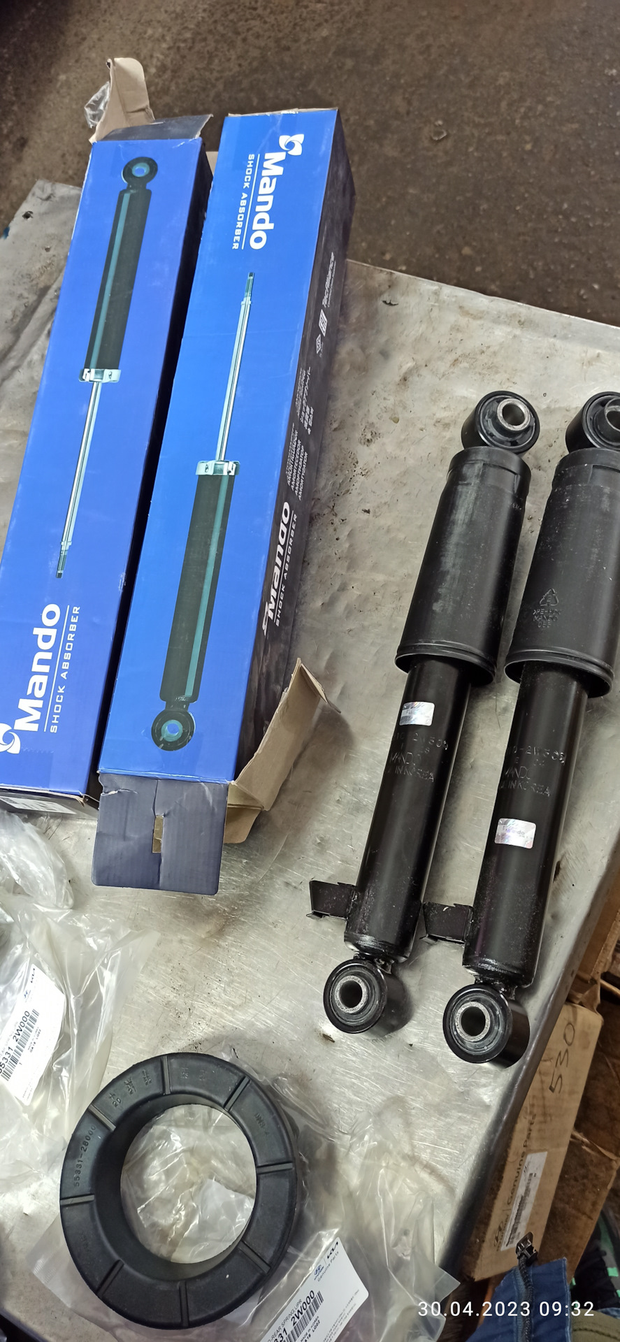 №9. Пружины+3см в круг, задние амортизаторы — Hyundai Santa Fe (3G), 2 ...