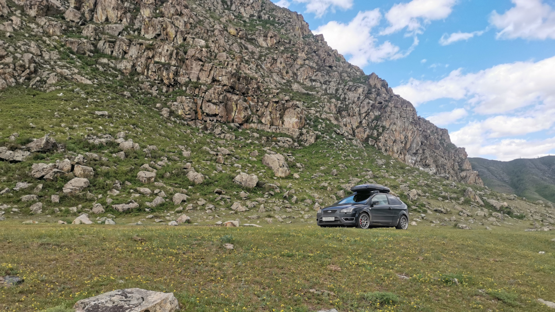 Ford Focus Hatchback II 2.5 бензиновый 2005 | / Black SWAP 2,5T AWD на ...