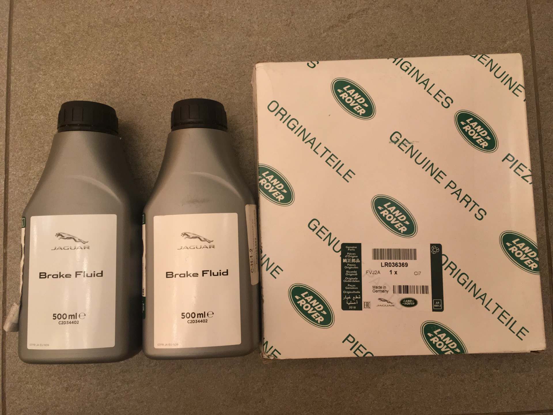 Подготовил расходники для предстоящего первого ТО — Jaguar I-Pace, 2019 ...