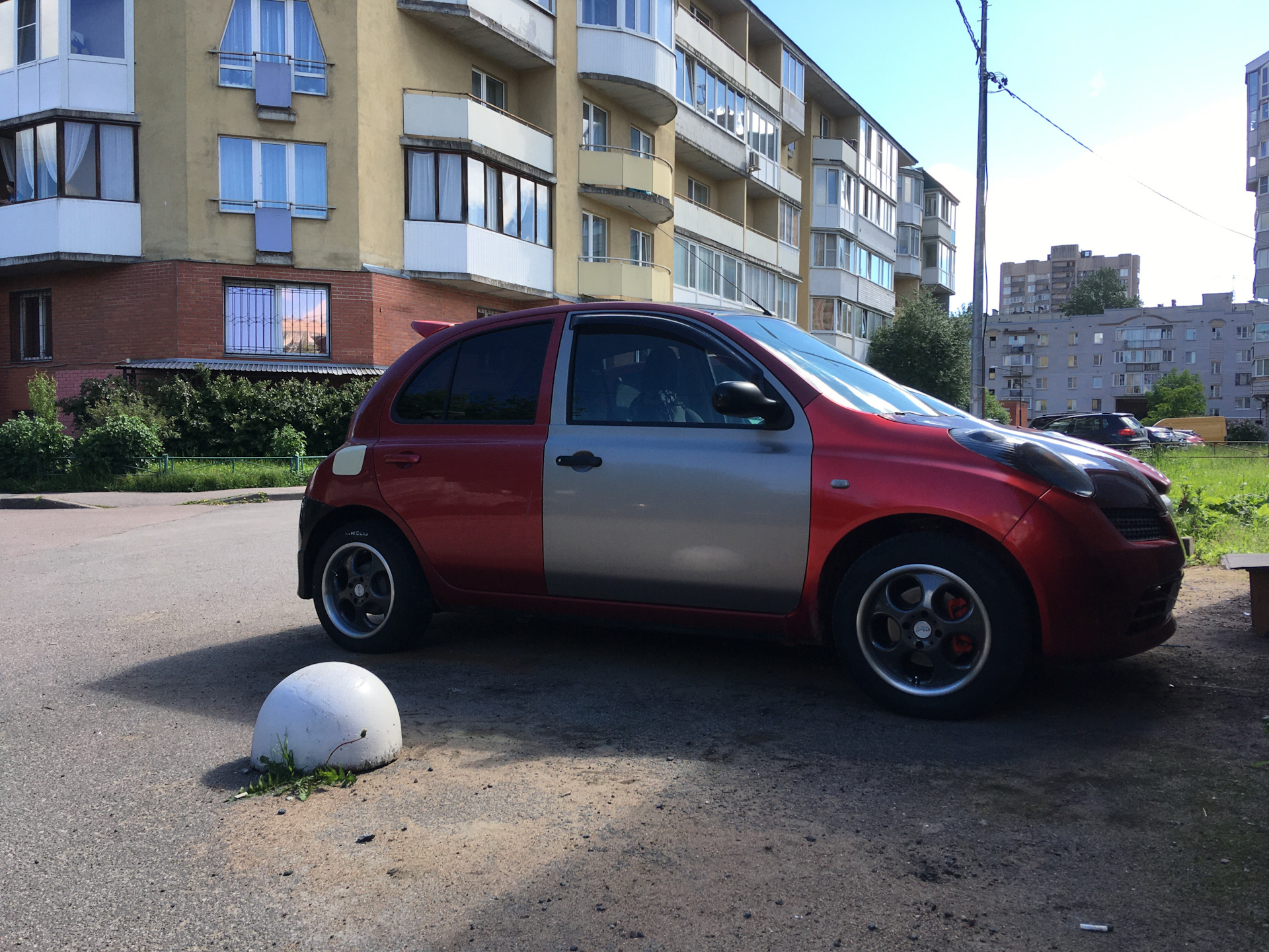 Желтые Kayaba Lowfer Sports — Nissan Micra (K12), 1,2 л, 2005 года ...