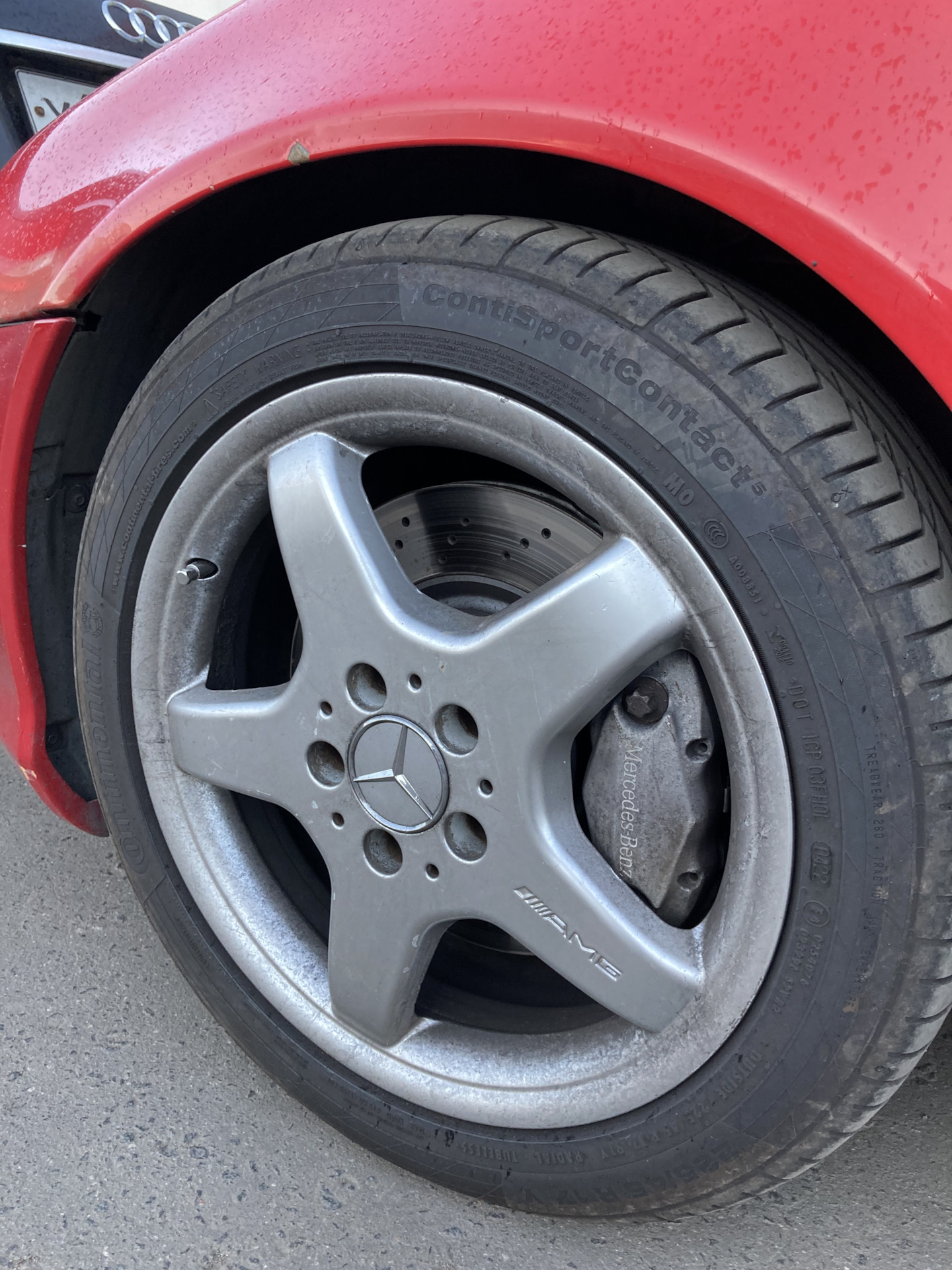 30.07.2022 -Спорт суппорта 330мм, новая резина ContiSportContact 5 ...