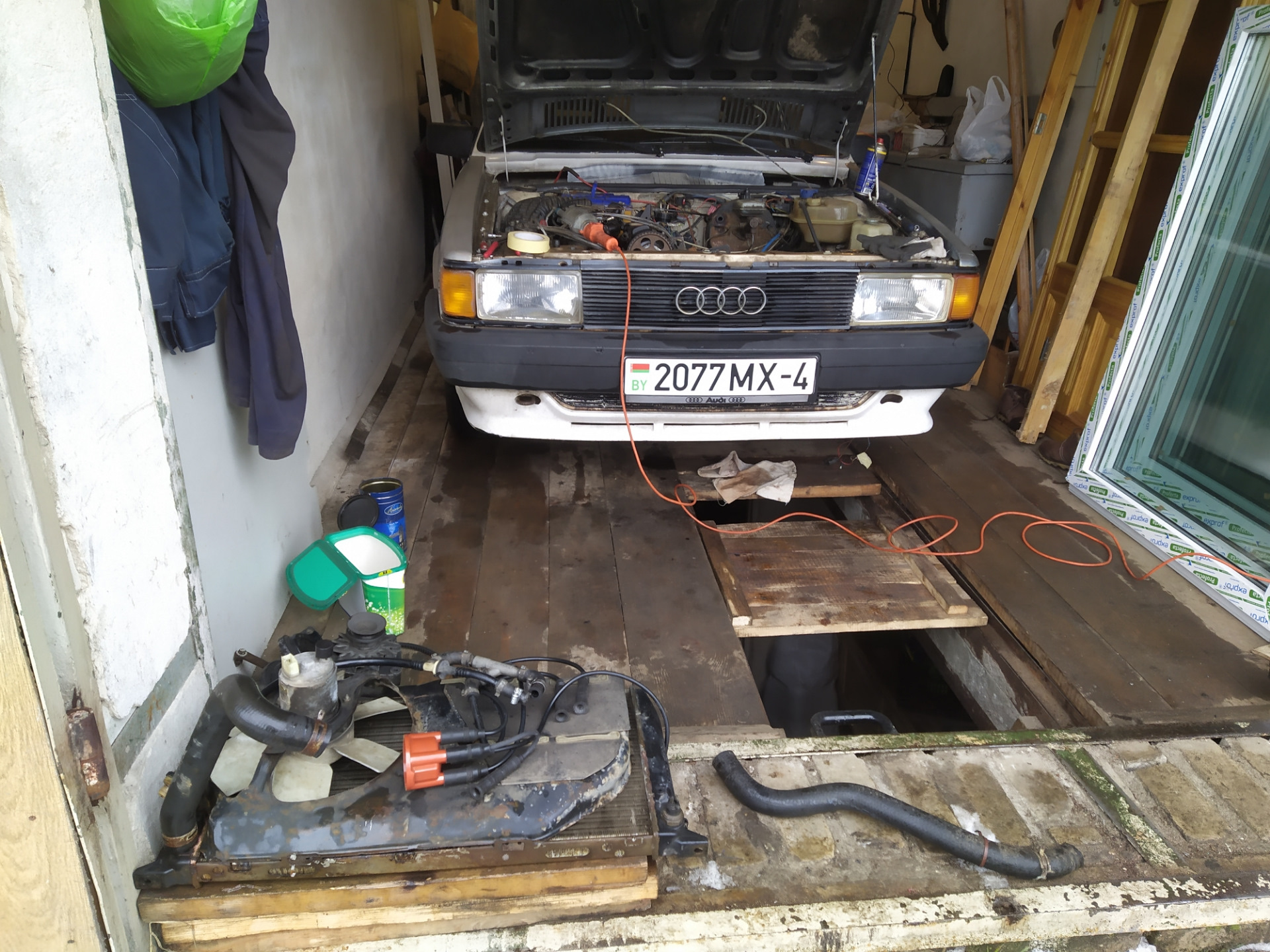 Снятие мотора и вопрос по ВКГ — Audi 80 (B2), 1,8 л, 1983 года ...