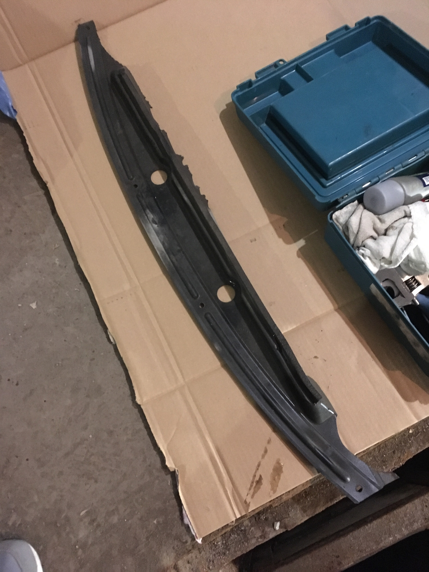 Установка защиты пластиковой под бампер. — Nissan Serena Mk III (C25 ...