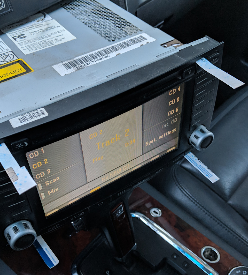 Bluetooth адаптер для RNS2 — Volkswagen Touareg (1G), 3,2 л, 2004 года ...