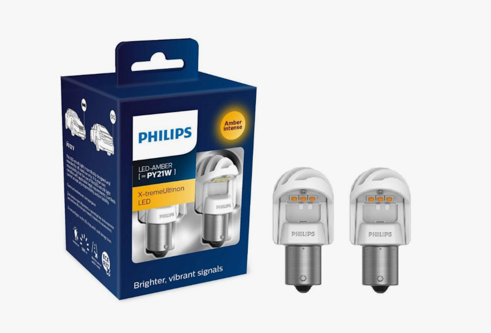 Лампа светодиодная Philips X-treme Ultinon LED Gen2 PY21W — Chevrolet ...