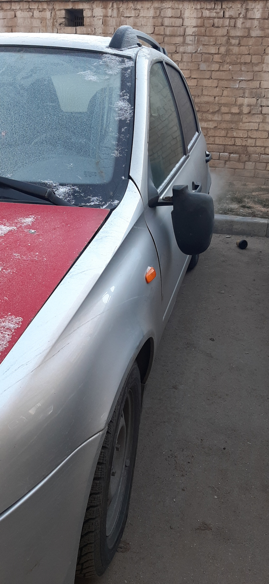 Минус 1 зеркало… — Lada Калина Хэтчбек (1G), 1,6 л, 2007 года | поломка ...