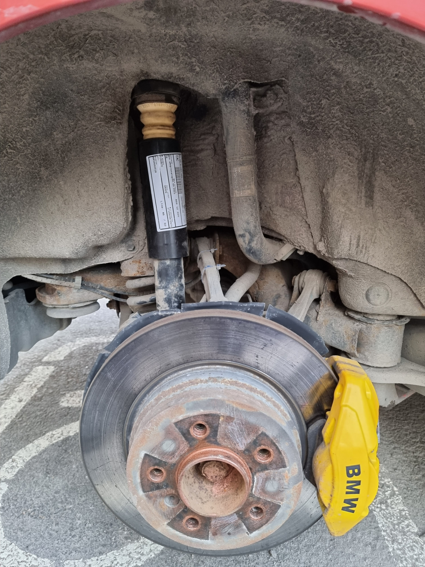 Замена отбойников амортов — BMW 1 series Coupe (E82), 3 л, 2008 года ...