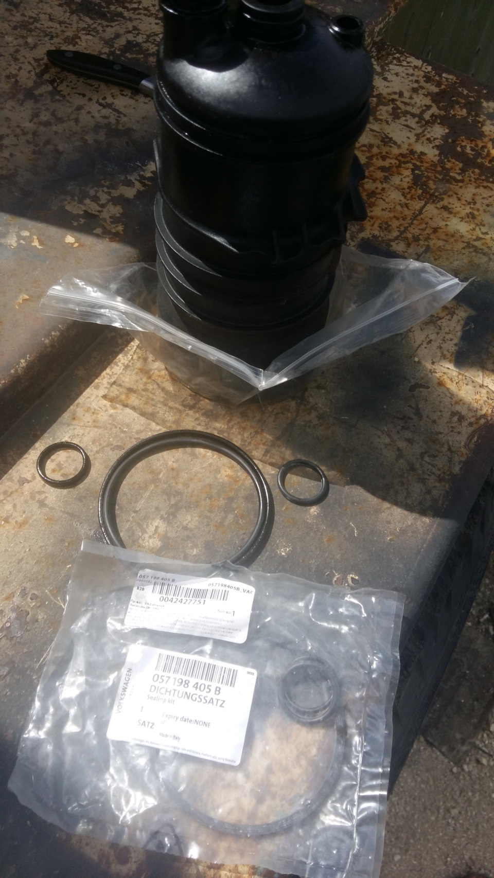 Масляное ТО и разное по мелочи — Volkswagen Touareg (1G), 3 л, 2009 ...