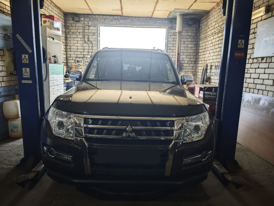 ТО 75 000. Техническая запись с кодами — Mitsubishi Pajero (4G), 3 л ...