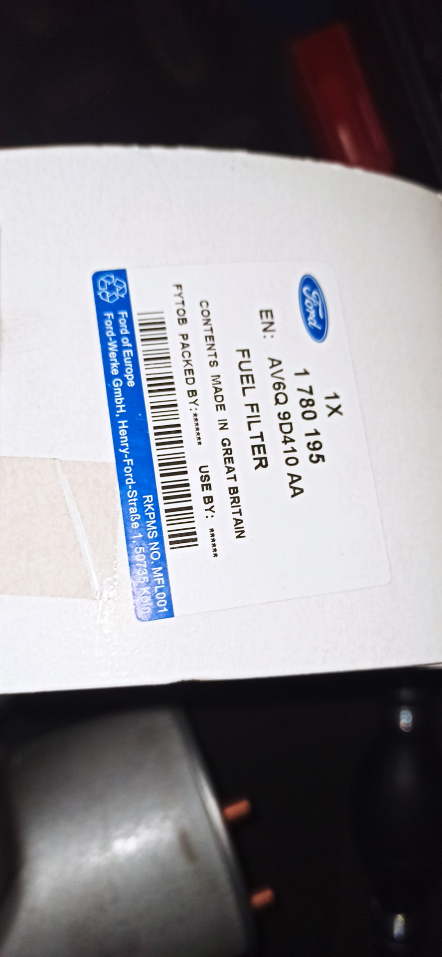 Замена топливного фильтра — Ford Mondeo V, 1,6 л, 2015 года | плановое ...