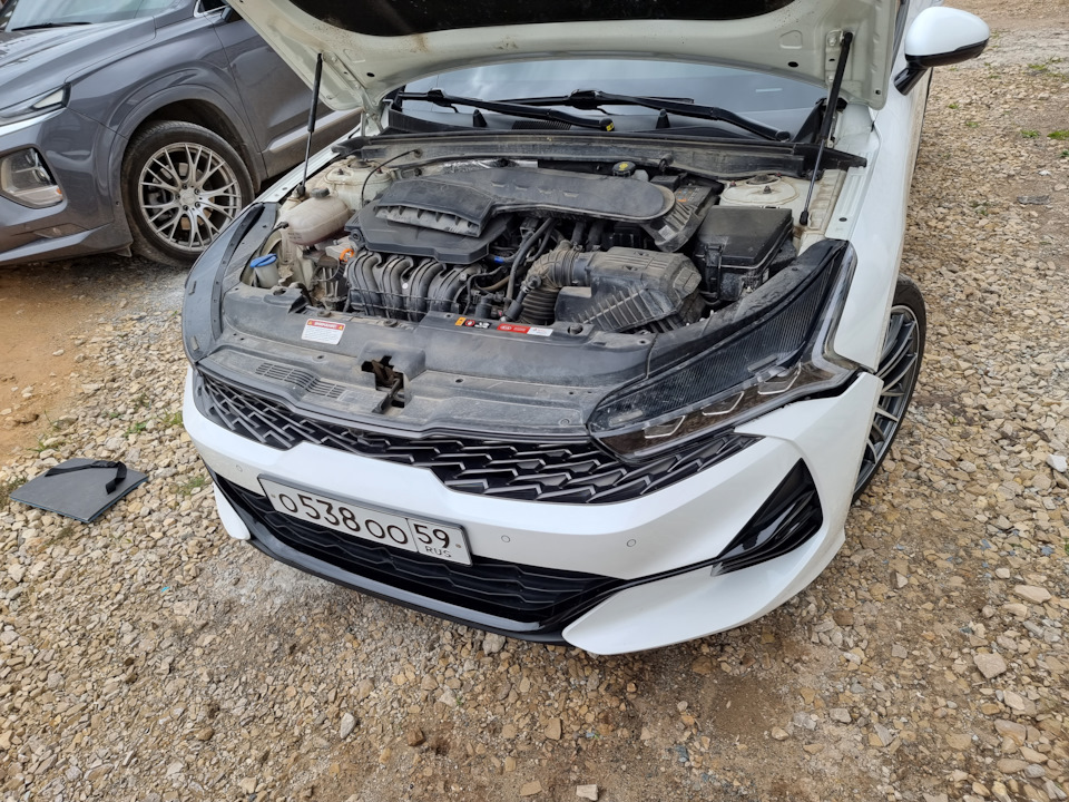 Сетка в бампер — KIA K5 (3G), 2,5 л, 2021 года | тюнинг | DRIVE2