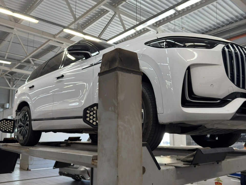 Дело было вечером…или контроль настроек исправления «увода» — Jaecoo J8, 2 л, 2024 года | своими ...