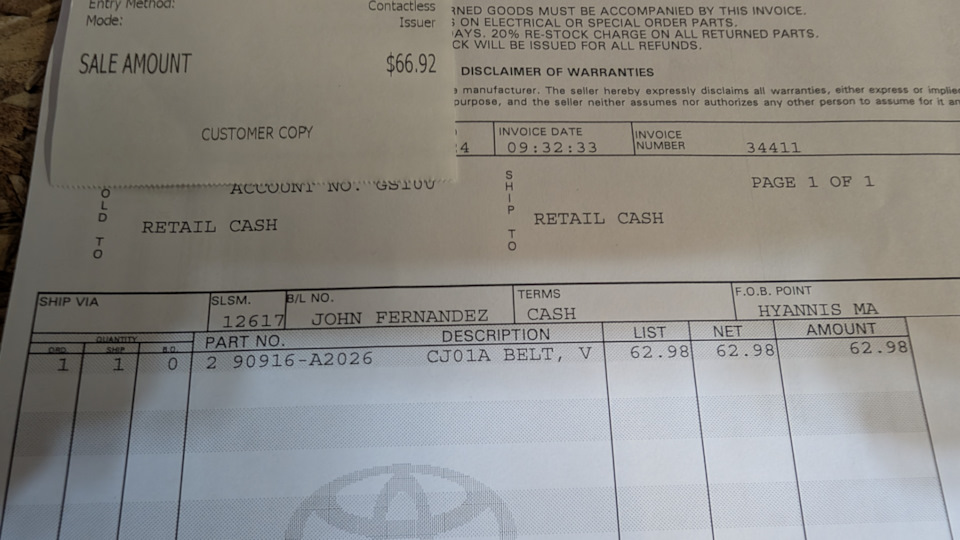 #11. Замена приводного ремня — Lexus RX (4G), 3,5 л, 2017 года ...