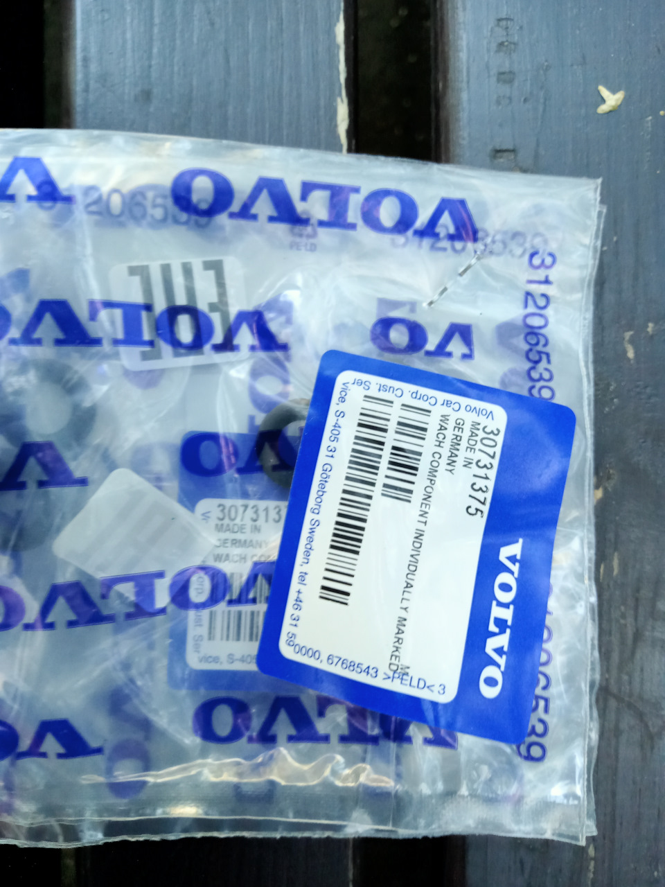 30731375 Комплект уплотнительных колец Volvo | Запчасти на DRIVE2